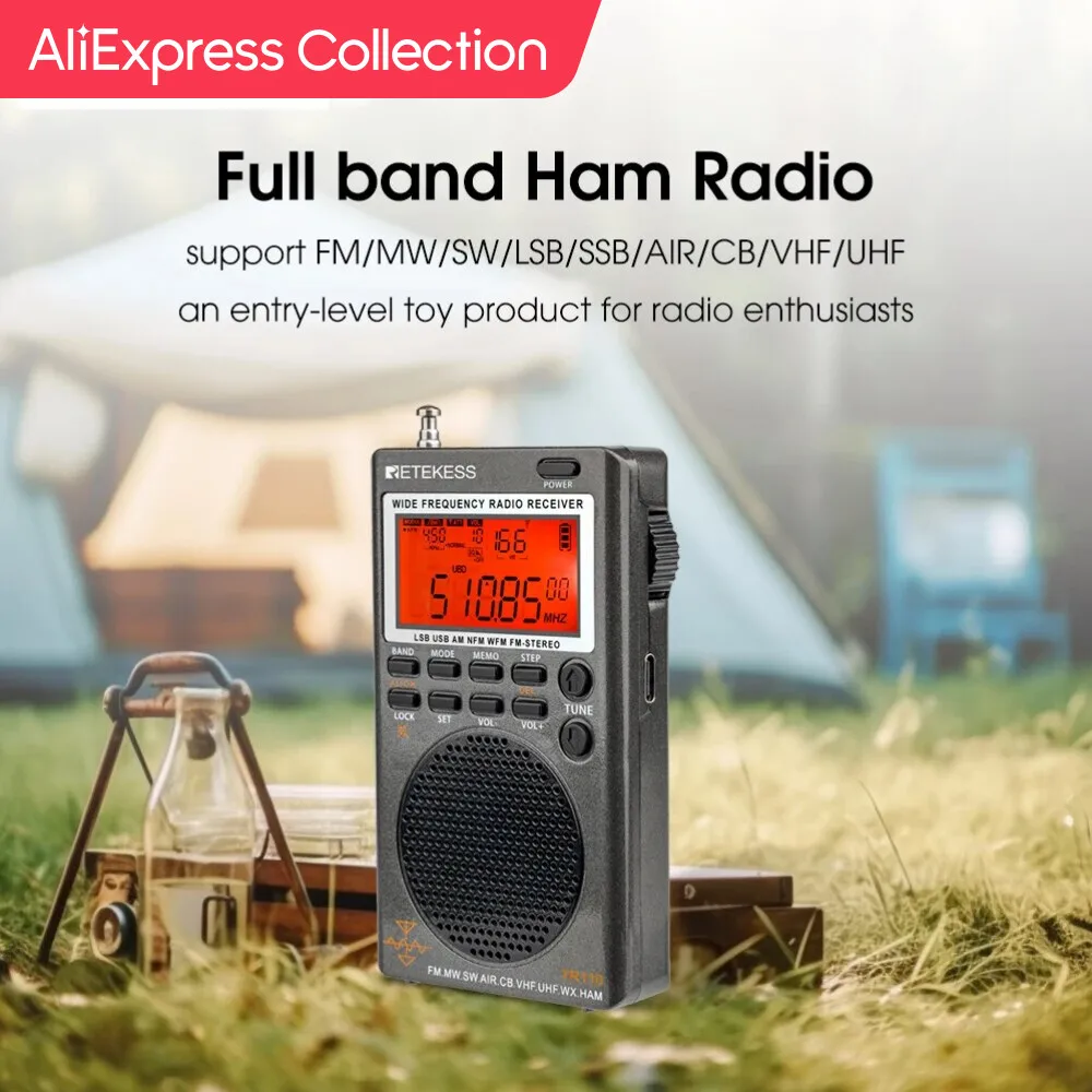 AliExpress-Collection-Retekess-TR110-Portable-SSB-Shortwave-Radio-FM-MW ...