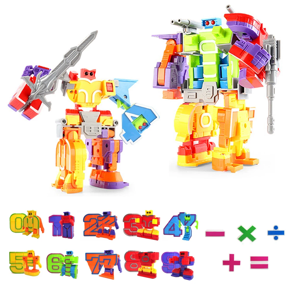Number-robot-Toys-Digit-Bots-Transformation-Math-Robot-Toys-for-Kids ...