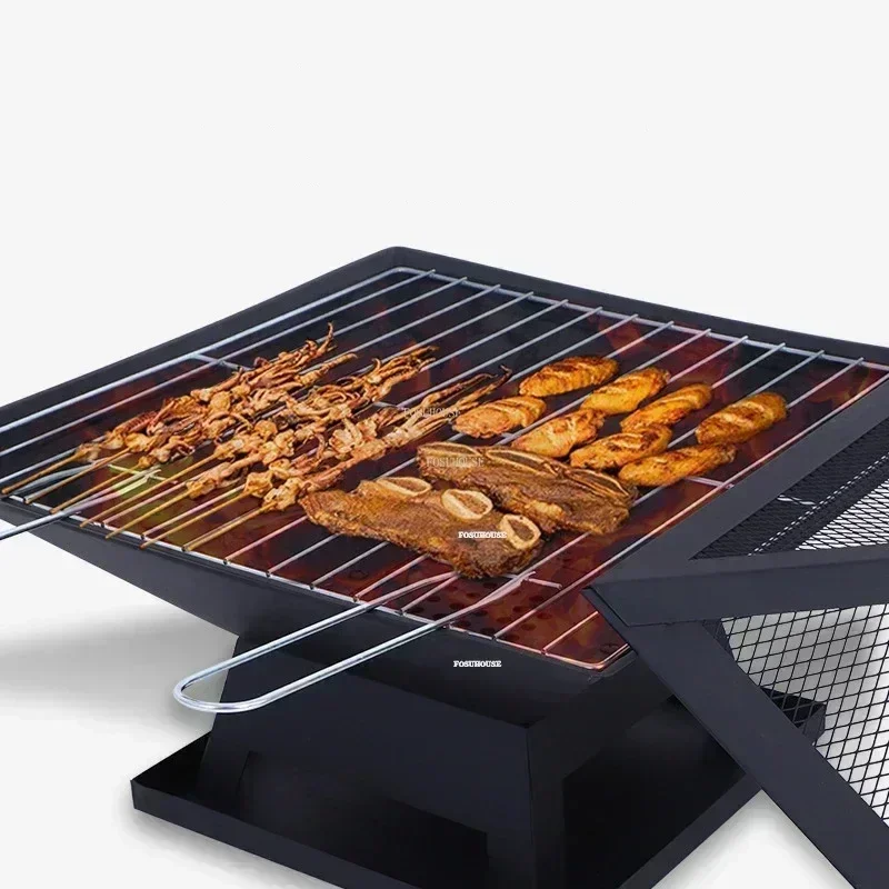 Modern Home Courtyard Firewood Stove Bonfire Brazier Heating Stove ...
