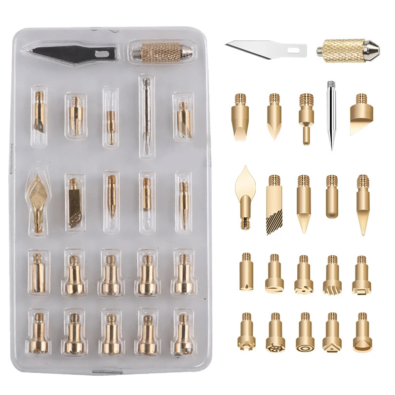 6/23/28/52pcs/Pyrography Tool Pyrography Head For Pyrography ...