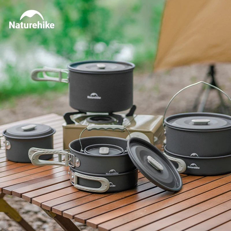 Naturehike-Camping-Cookware-Kit-Outdoor-Cooking-Ultralight-Aluminum-Pot ...