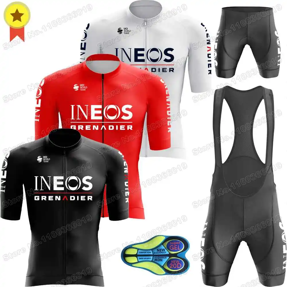 2022-INEOS-Grenadier-Team-Cycling-Clothing-White-Black-Red-Cycling ...