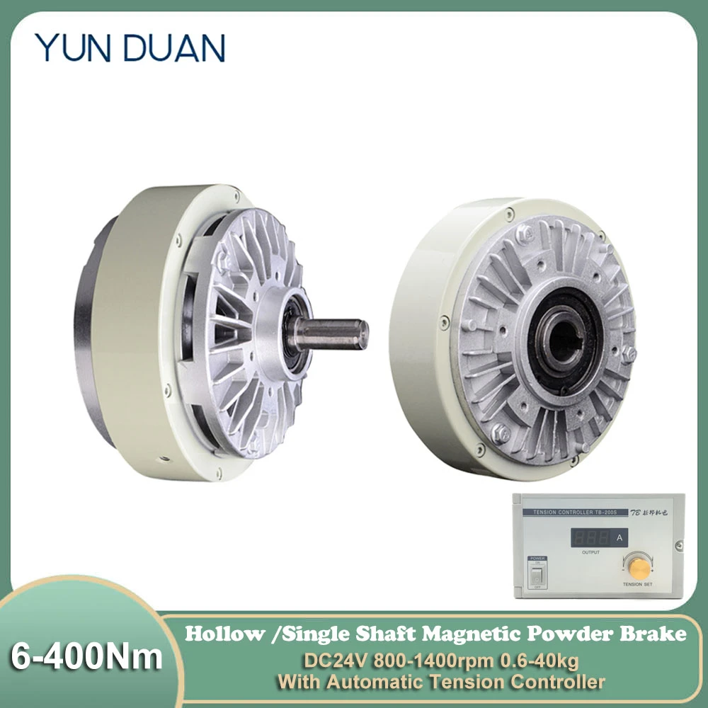 Magnetic-Powder-Brake-Tension-Controller-Kit-Single-Hollow-Shaft-DC24V ...