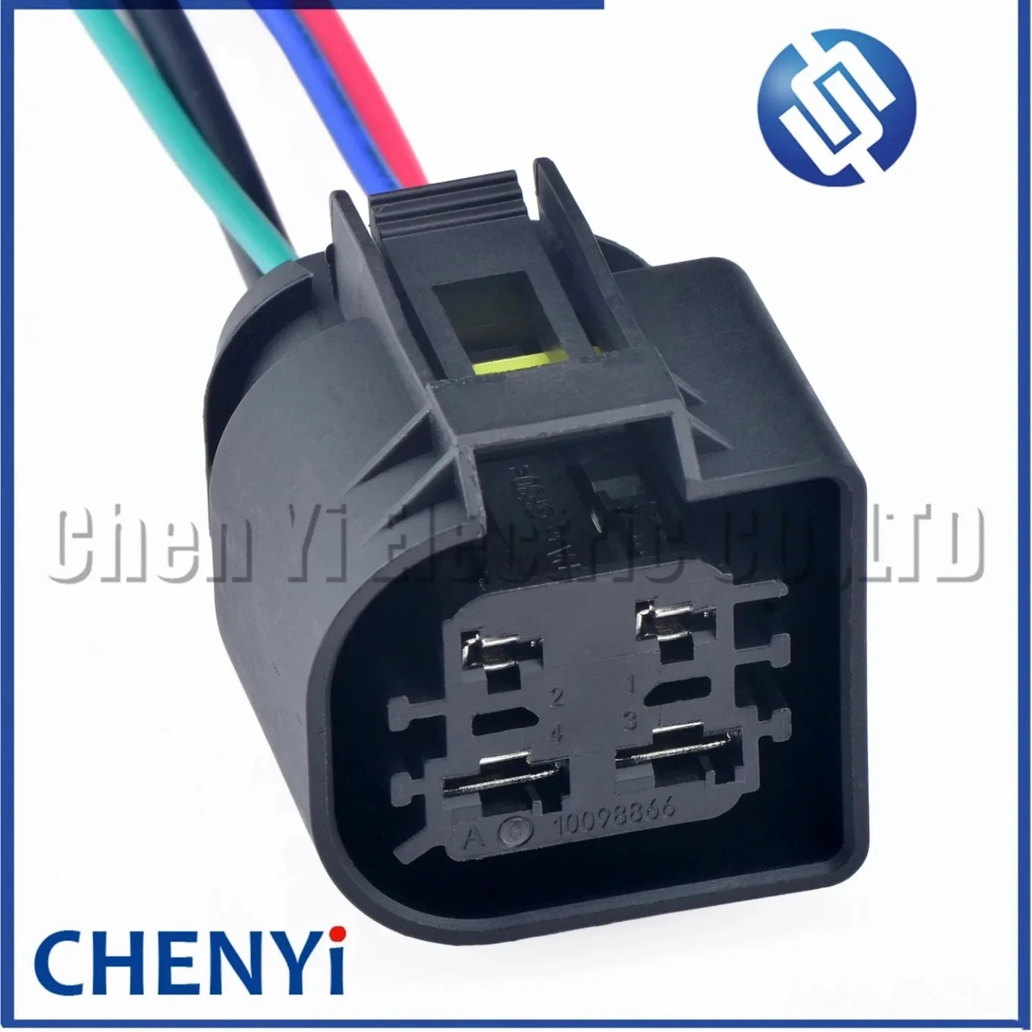 4 Pin Automotive waterproof connector electronic water pump Wiring ...