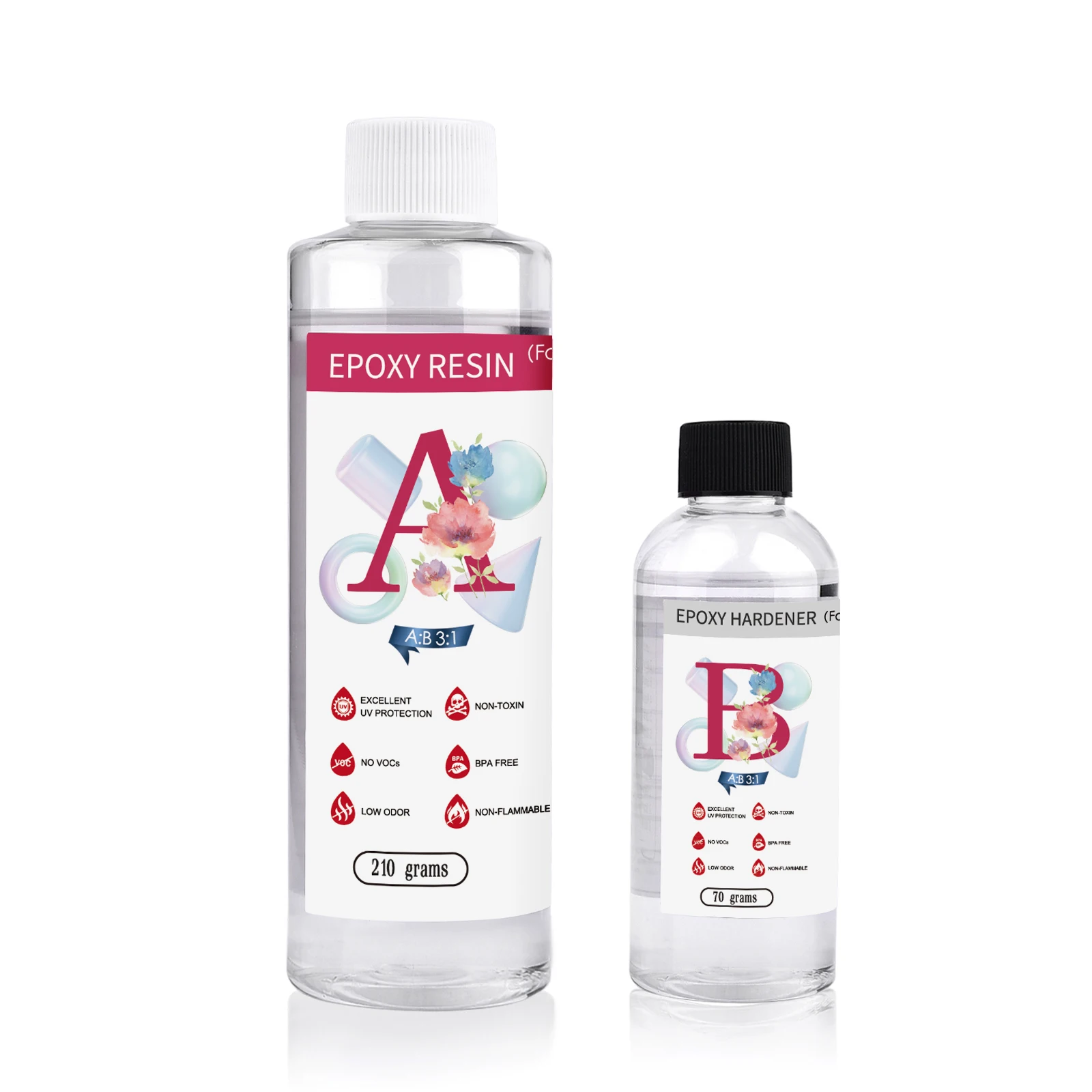 3-1-AB-Epoxy-Resin-Glue-High-Adhesives-Sealers-Crystal-Clear-Hardener ...