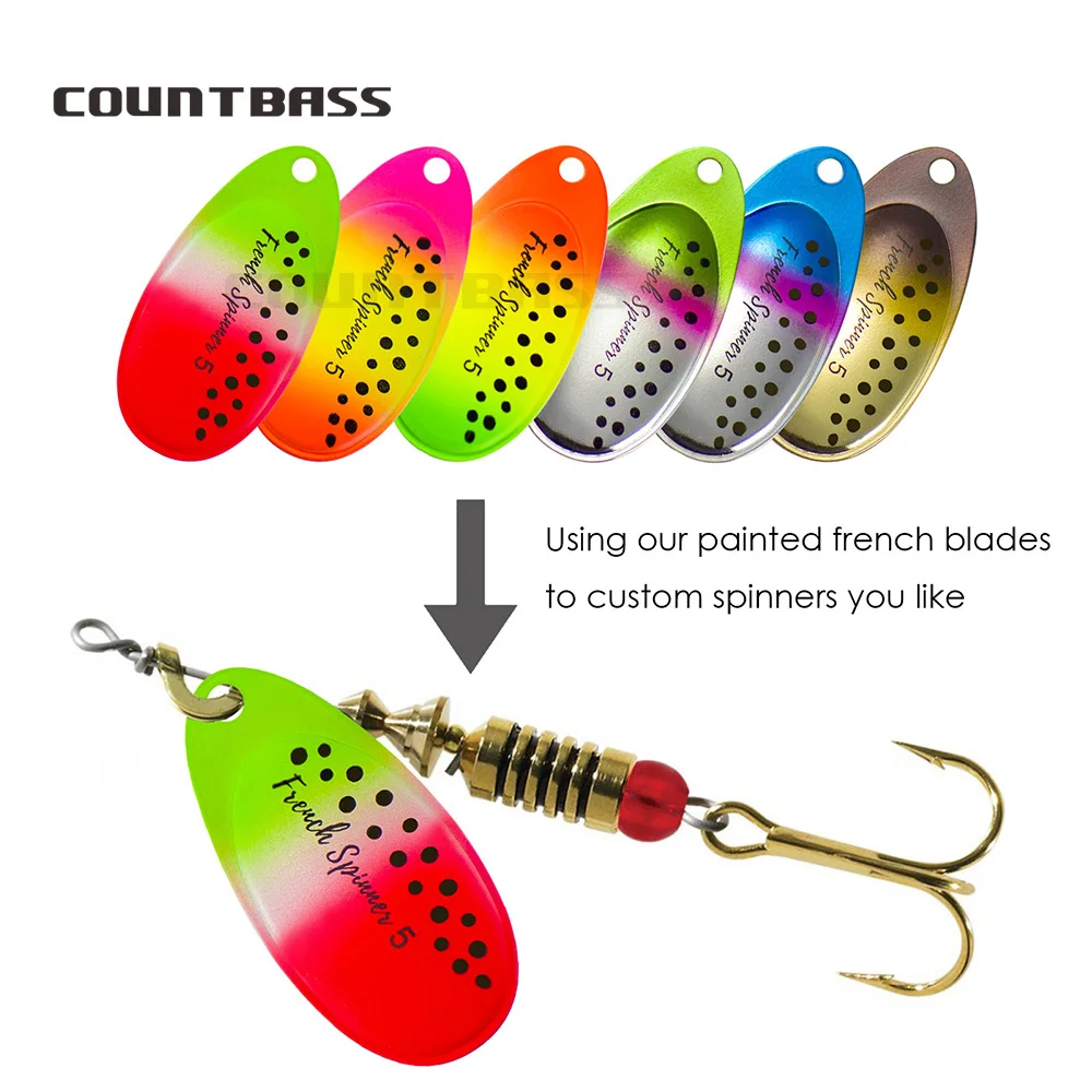 COUNTBASS-10pcs-Size-2-5-Trout-Patterns-On-French-Spinner-Blades-DIY ...