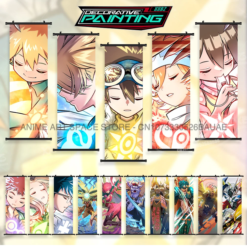 Digimon Canvas Print Wall Art Modern Home Decoration Hanging Painting ...