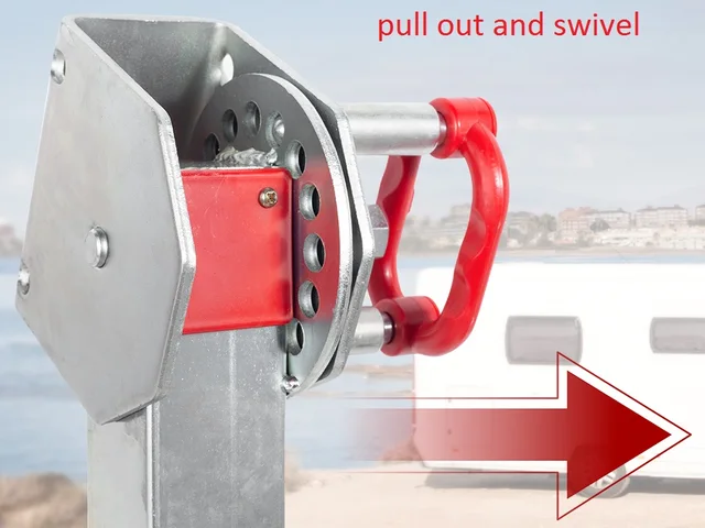 1545lb/700kg Caravan Foot Support Trailer Supports Jack , 43% OFF