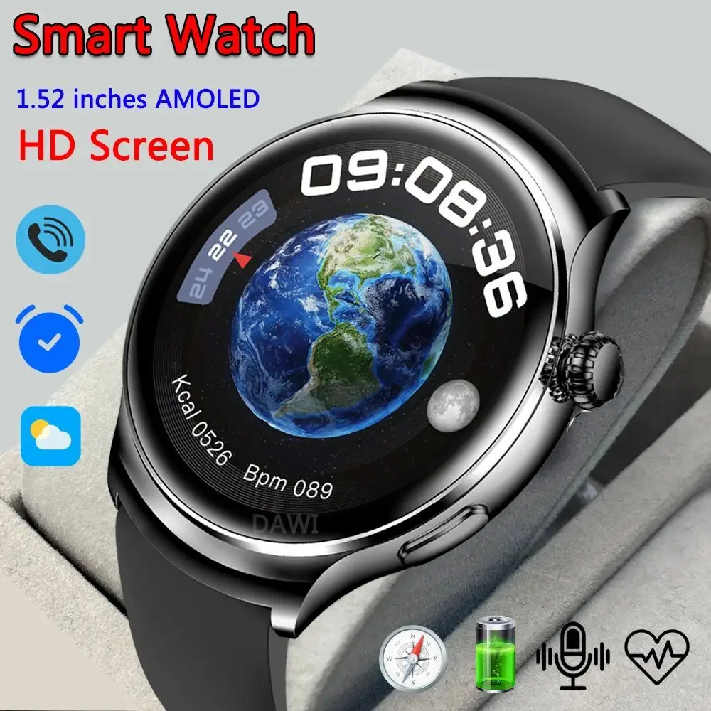 Z93Pro-Round-Smart-Watch-Men-Women-AMOLED-Screen-Bluetooth-Calls-Gesture-Control-Operation ...