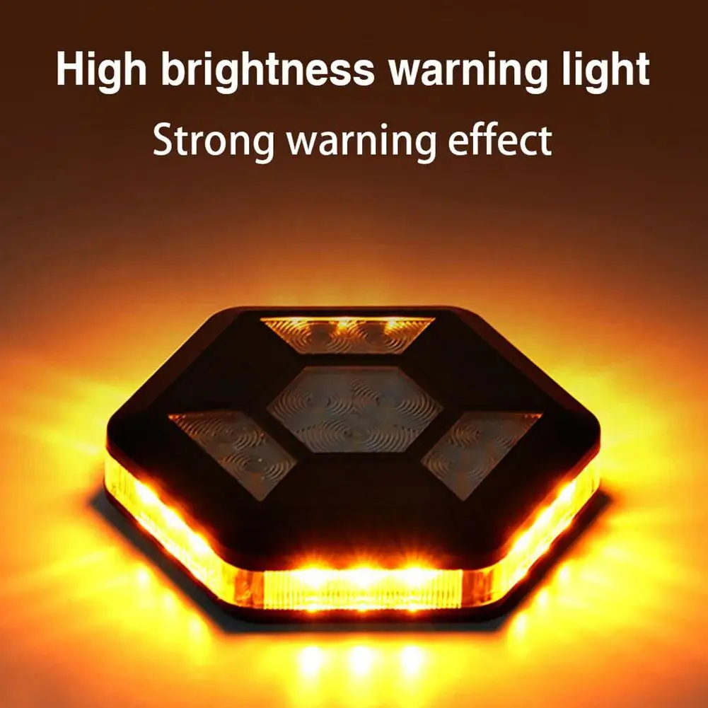 360-Degree-Rotating-Led-Magnetic-Warning-Light-Flashing-Rechargeable ...