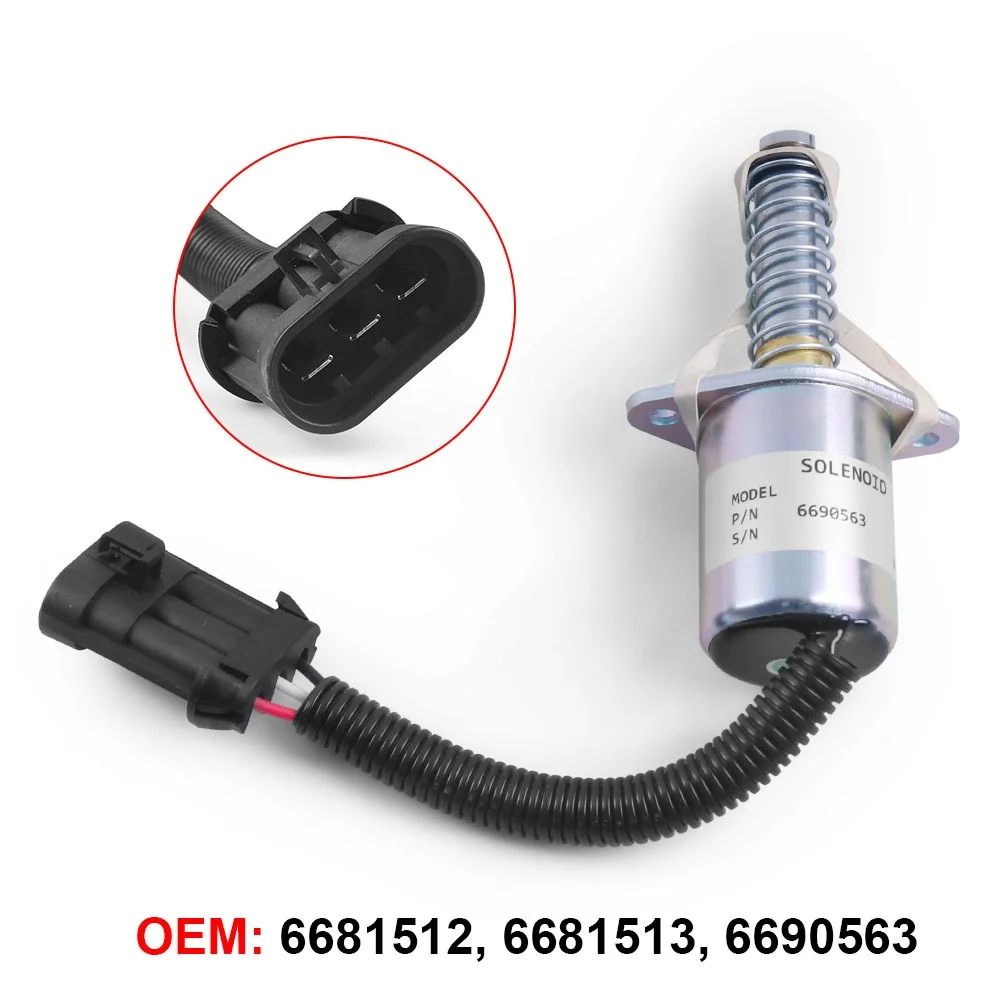 Skid Steer Traction Lock Solenoid 6681513 6681512 6690563 7136559 for ...