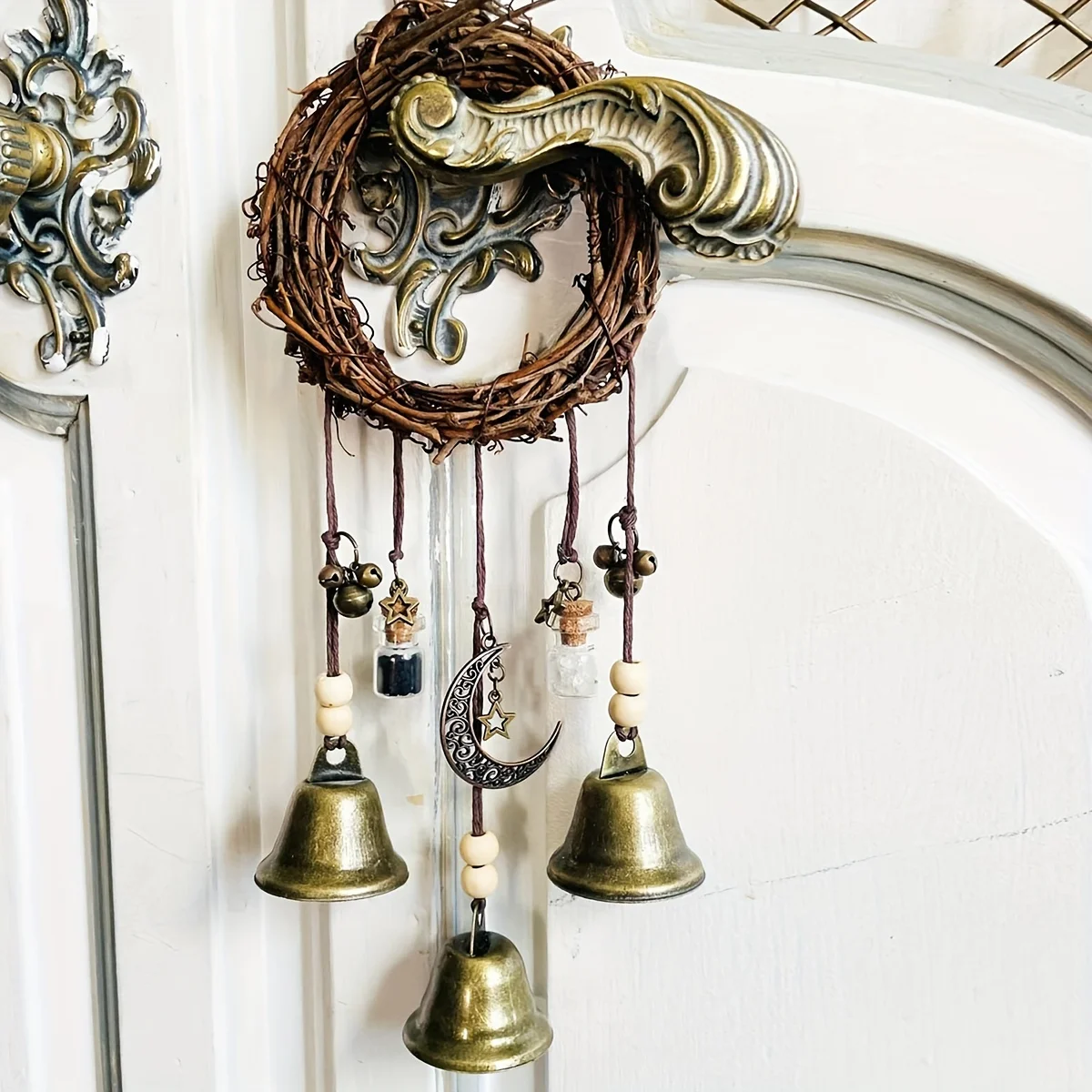 1pc-home-decor-pendant-vintage-bell-decoration-vintage-key-bell ...