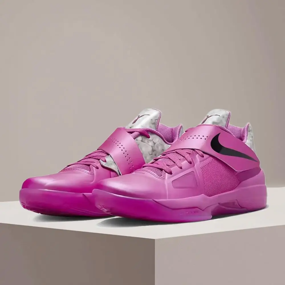 Nike KD 4 Retro Low-Top Basketball Shoes for Men and Women Anti-Slip ...
