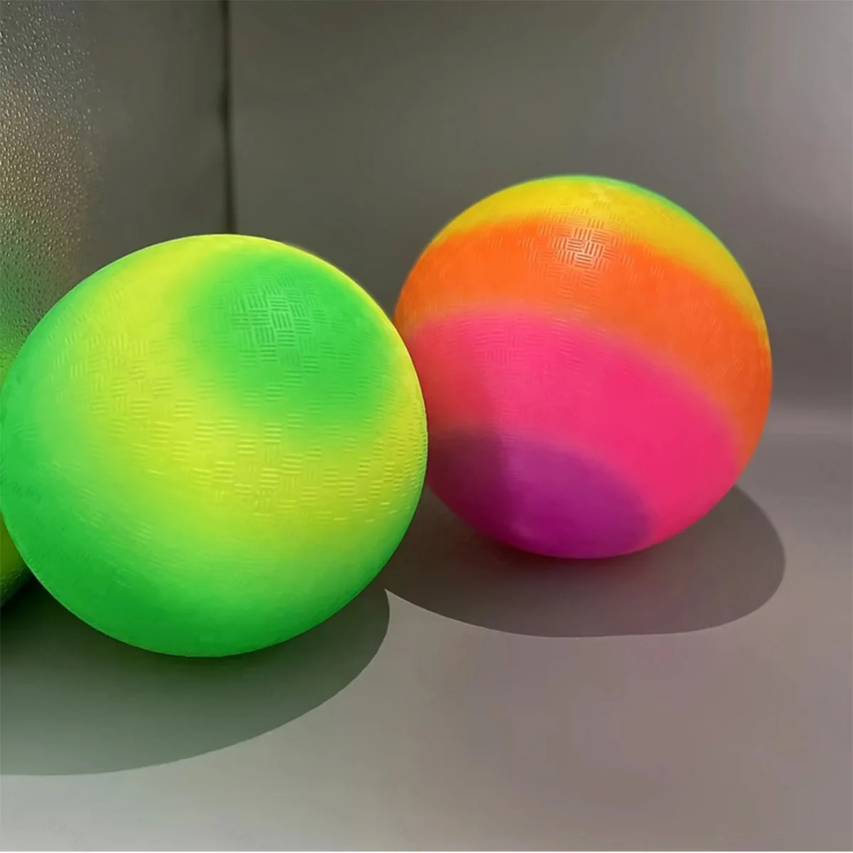 1 Rainbow Playground Ball for Dodgeball, Handball and Parties games ...