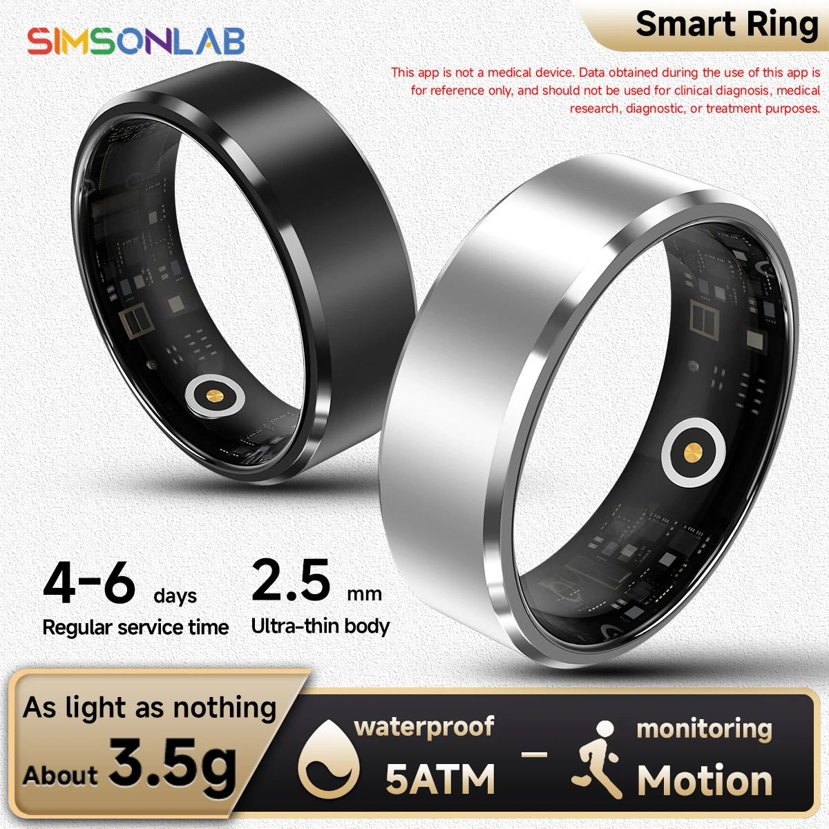 5ATM-Waterproof-New-Ring-Advanced-HRV-Analysis-Night-Sleep-Monitoring ...