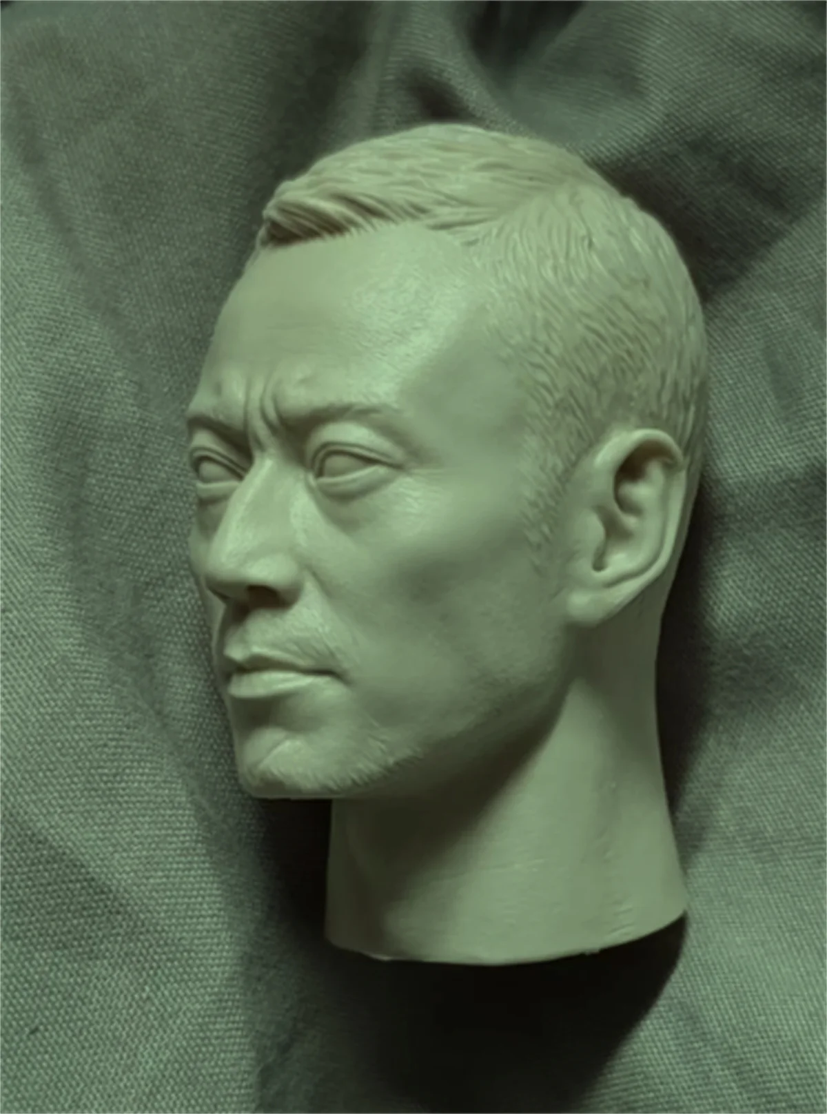 Sammo Hung Male Head Carving AsisStar Actor Soldier Doll Model 1/6 ...