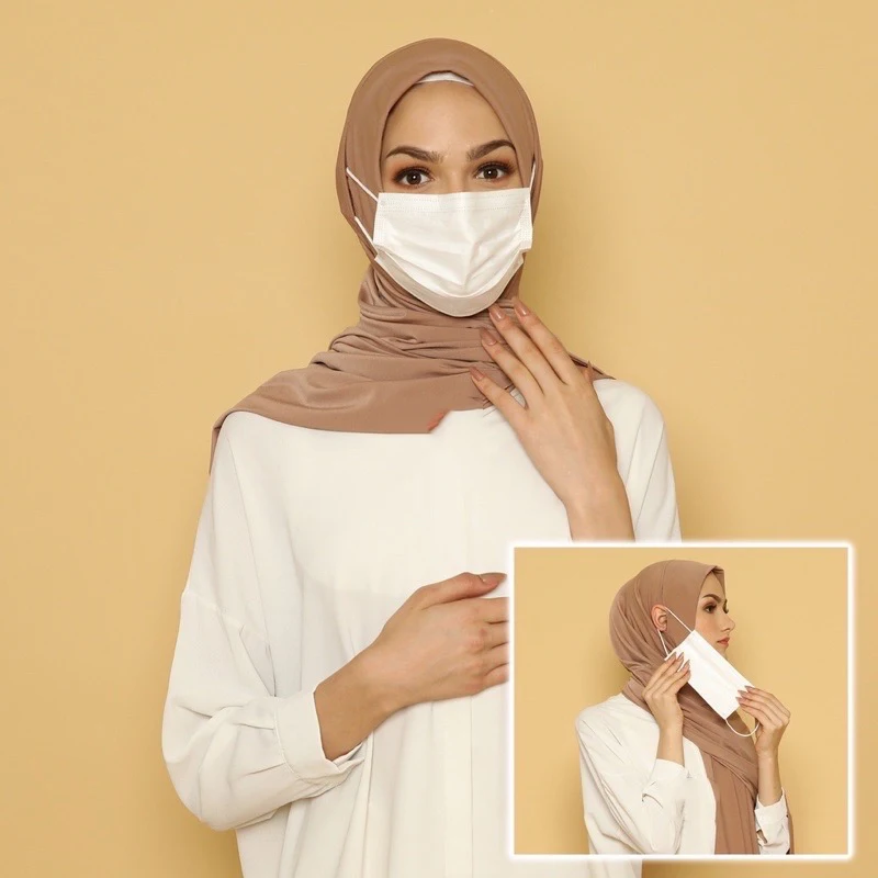 180-80CM-Women-Premium-Instant-Cotton-Jersey-Hijab-Scarf-With-Ear-Hoop ...