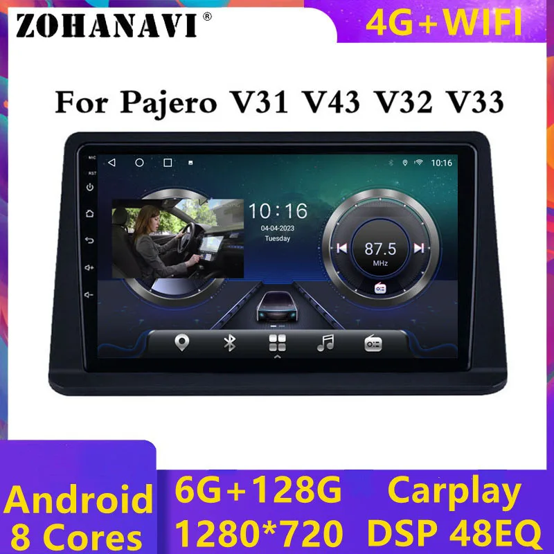 Android Head Unit For Mitsubishi Pajero Gen2 Montero V31 V32 V33 V43 ...