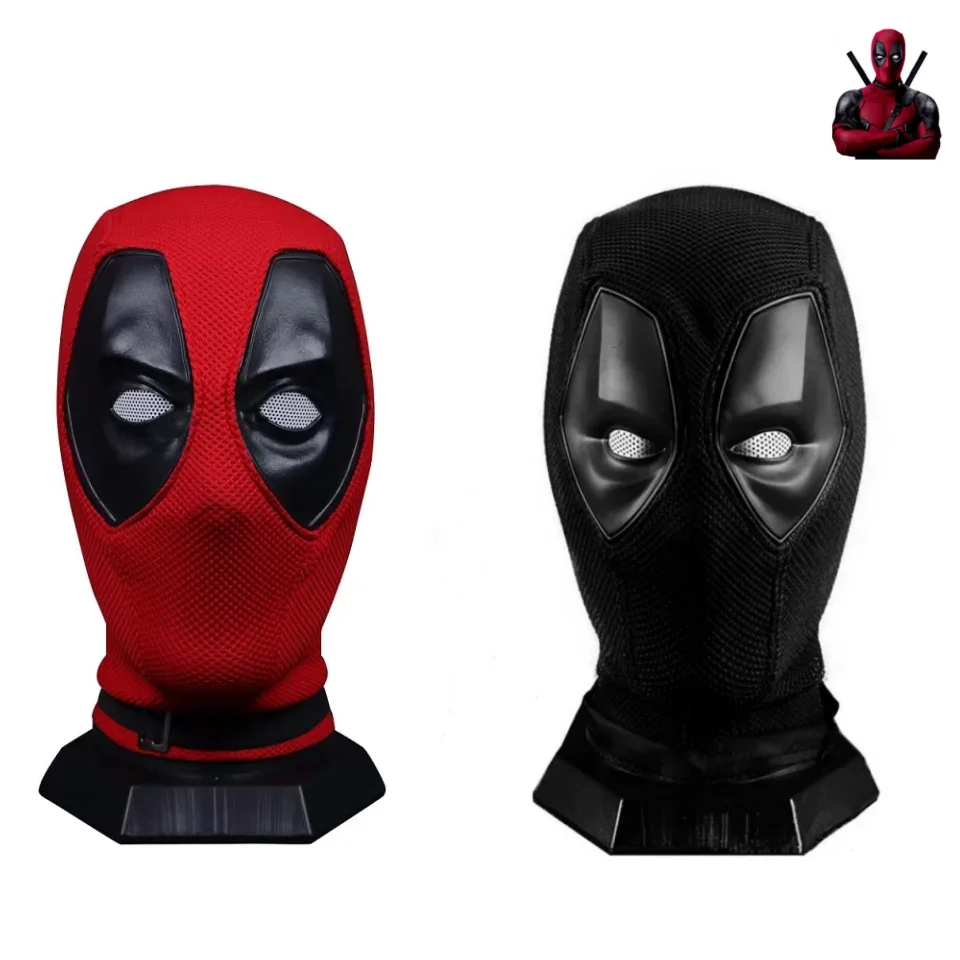 Superhero Wade Winston Wilson Cosplay Mask Deadpool Mask Adult Party ...