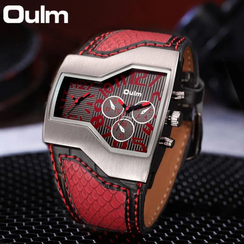 Oulm-reloj-de-cuarzo-deportivo-para-hombre-cron-grafo-Masculino-con ...