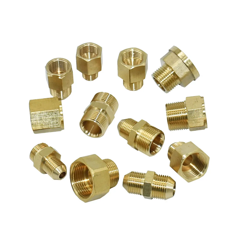 Brass M22 M14 M18 To 3/8" 1/2" 3/4" Thread Connector Transition Coupler ...