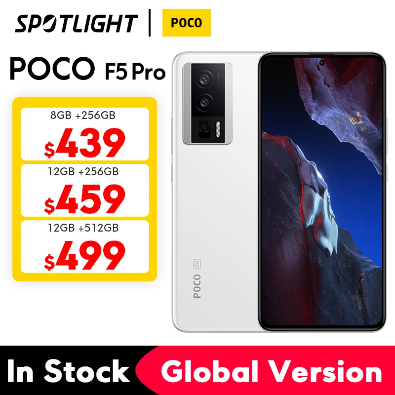 【World Premiere】POCO F5 Pro 5G Global Version 256GB / 512GB NFC ...