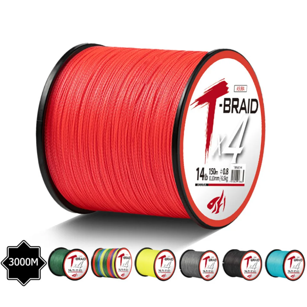 ThornsLine-4-Strands-Braided-Fishing-Line-1000M-3000M-Multifilament ...