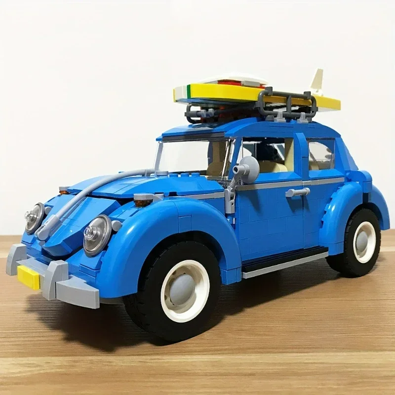 Technical-Blue-Beetle-Classic-Super-Raceing-Car-Compatible-10252 ...