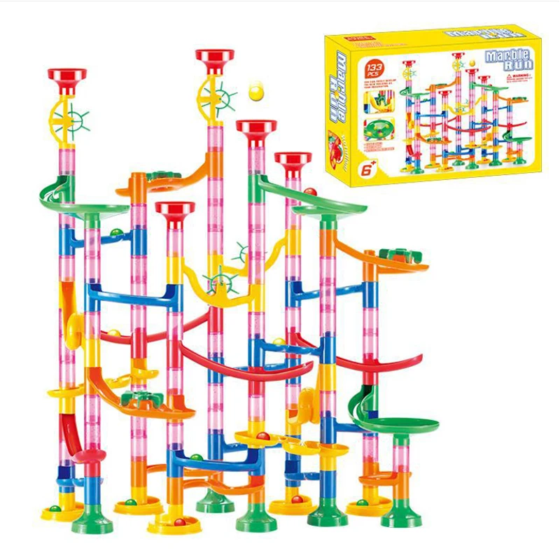 Marble Run Building Blocks | Marble Track Pipe Blocks | Marbles Track ...