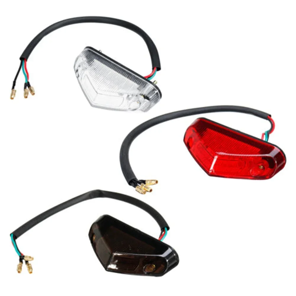 Motorcycle-LED-Tail-Light-Mini-License-Plate-Lamp-Red-12LED-Motorbike ...