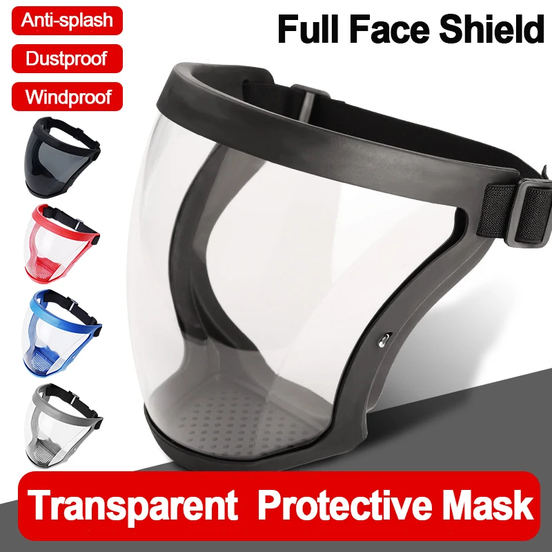 Transparente-Security-Protection-Shield-Anti-Splash-M-scara-Facial-Full ...