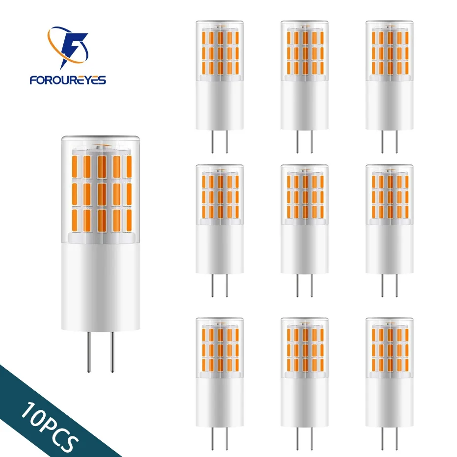 10pcs-G4-LED-Lamp-12V-3W-45LEDS-SMD4014-No-Flicker-360-Beam-Angle-LED ...