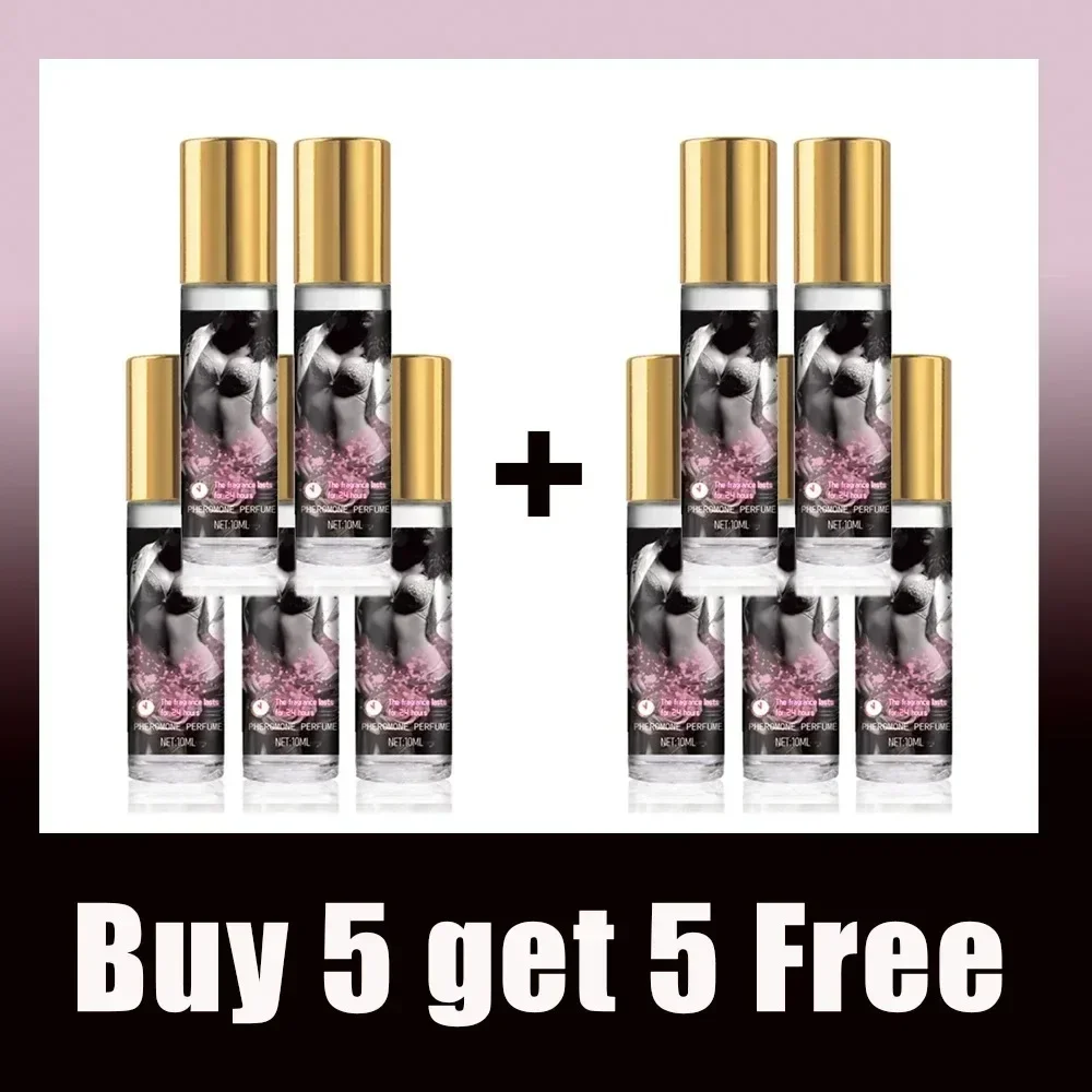 Aceite de Perfume de feromonas para hombres y mujeres, Perfume corporal refrescante Natural de ...