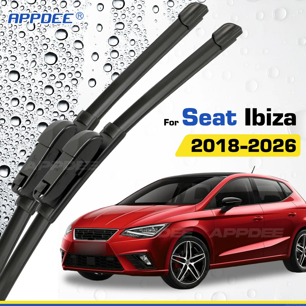 APPDEE For Seat Ibiza SE270 6F 2018-2026 Silicone & Rubber Wiper Front ...