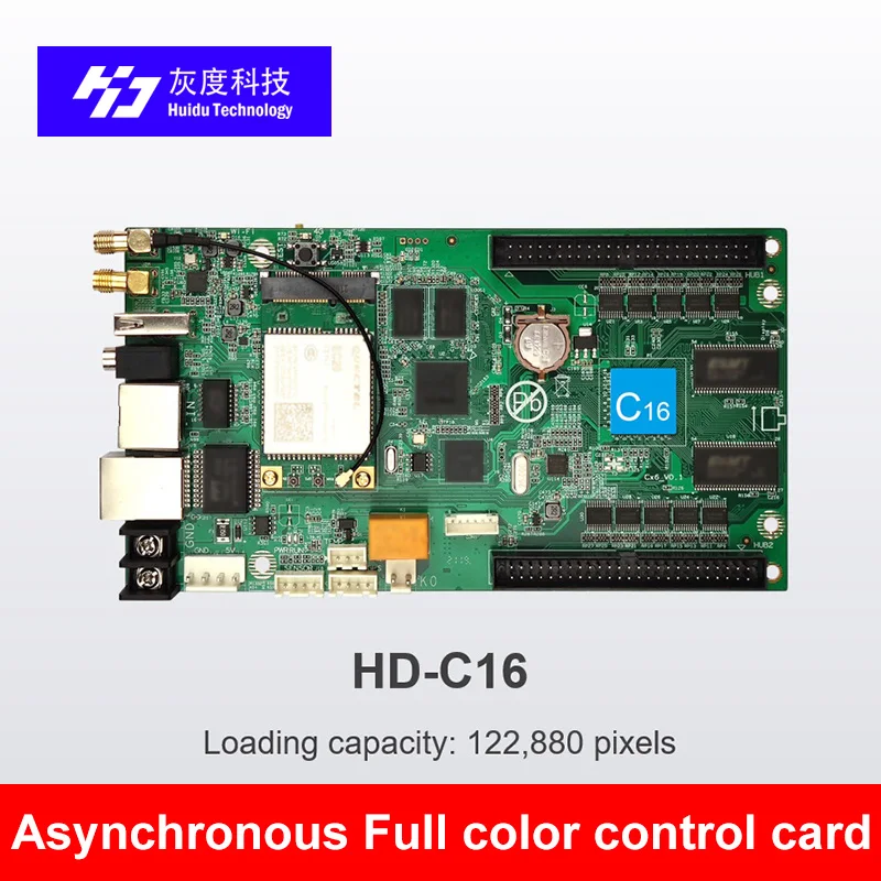 Small-Medium-LED-Screen-Control-Card-Huidu-C16-HD-C16-Indoor-outdoor ...
