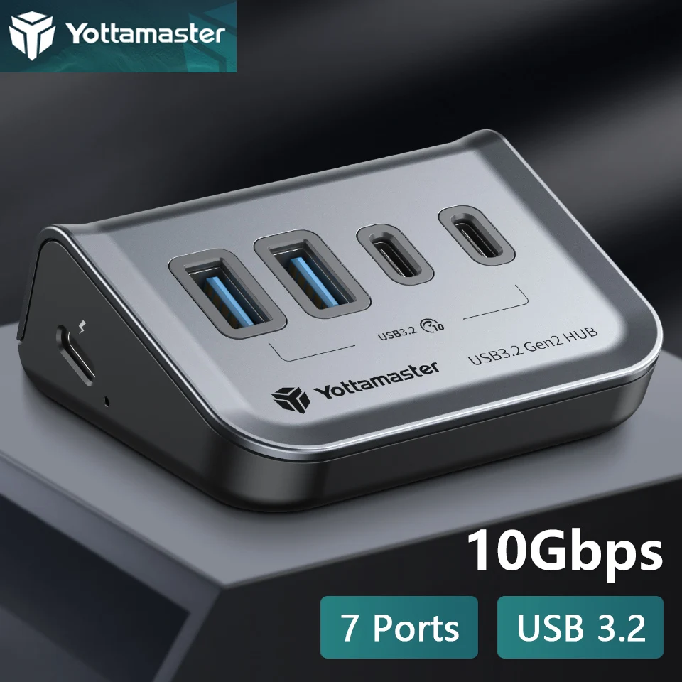 Yottamaster-V-rios-USB-A-Tipo-C-Hub-Socket-Docking-Station-Port ...