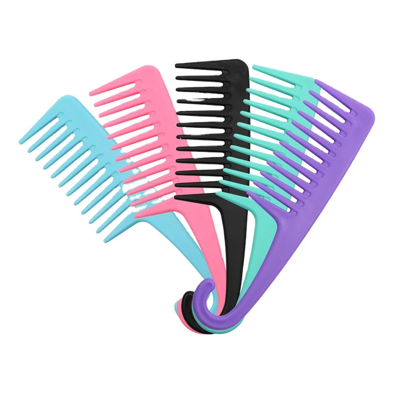 Large-Wide-Tooth-Combs-of-Hook-Handle-Detangling-Reduce-Hair-Loss-Comb ...
