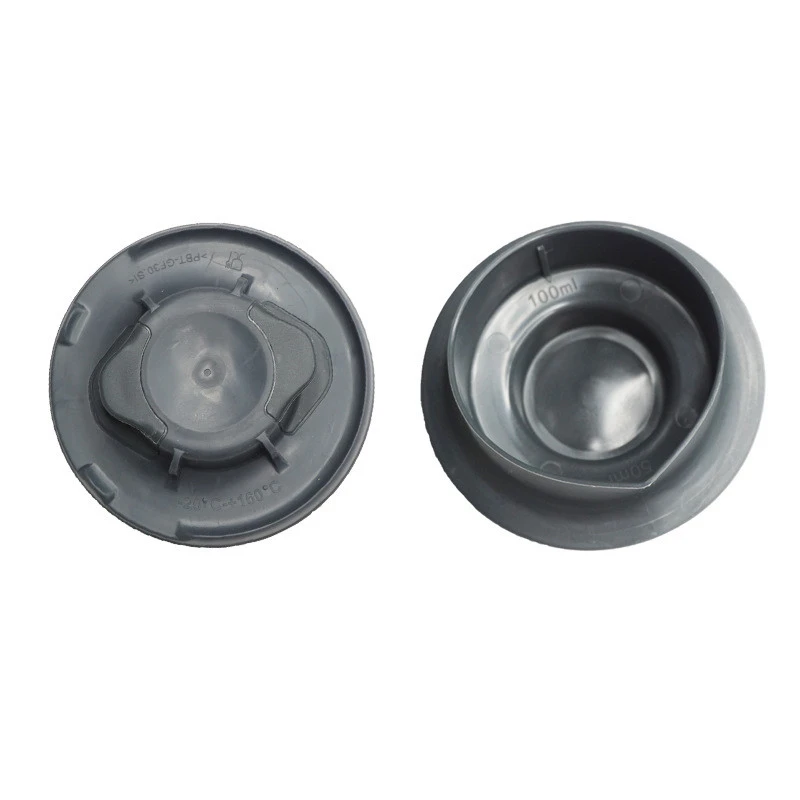 Grey Measuring Cup 100 ml / 50 ml lockable Dosing Cap Sealing Lid ...