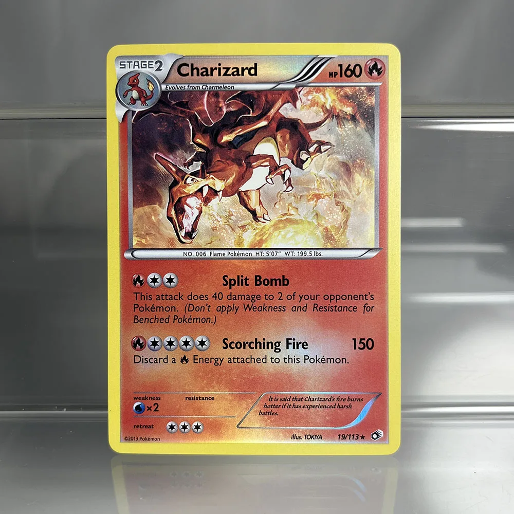 Pokémon Cards Sun & Moon Foil Flash Cards Charizard & Braixen lono ...