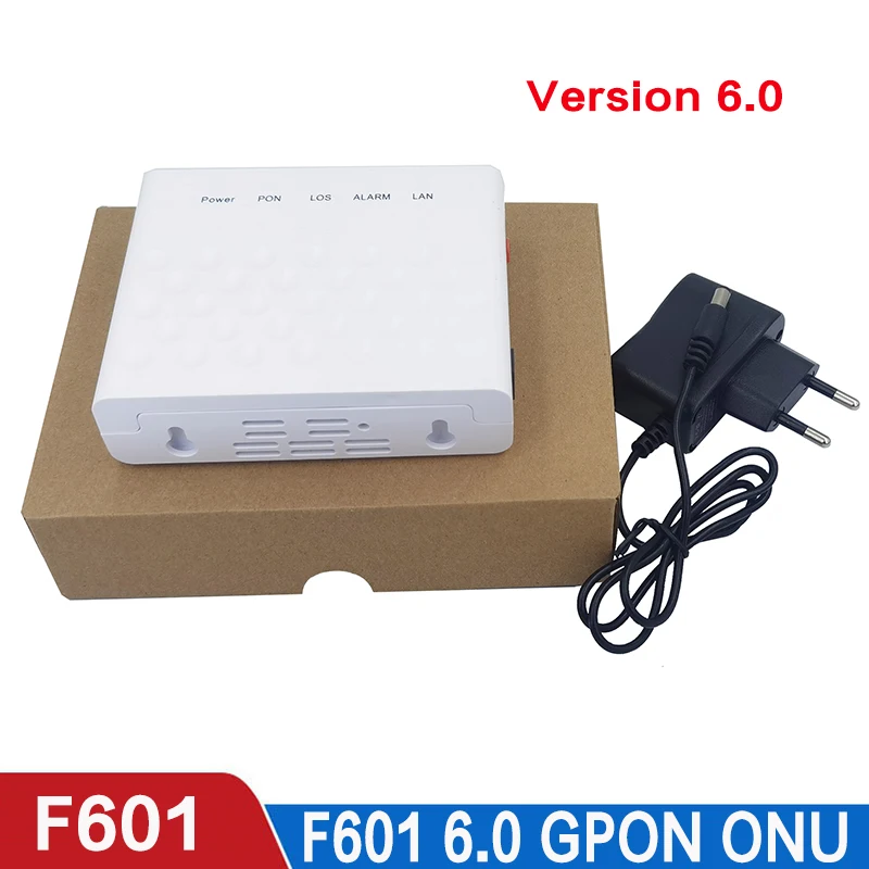 100-Original-New-F601-1GE-port-Version-6-0-GPON-Terminal-ONT-Optical ...