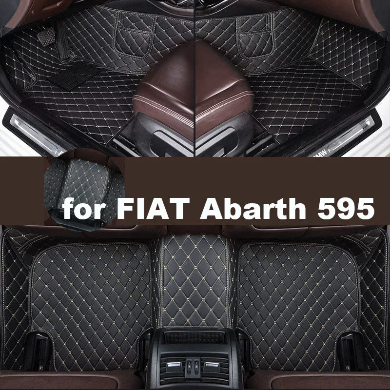Autohome-Car-Floor-Mats-For-FIAT-Abarth-595-2019-Year-Upgraded-Version ...