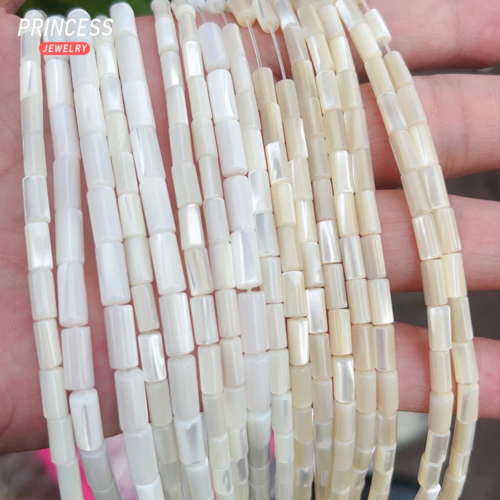 A-Natural-Shell-Tubular-Beads-Pearl-Oyster-Shell-Tubular-Beads-for ...