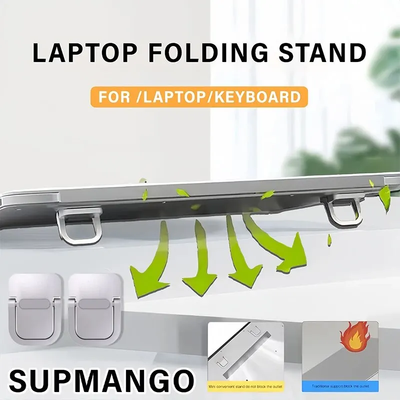 Set-Of-2-Mini-Portable-Laptop-Stand-Riser-For-MacBook-Tablet-Aluminum ...