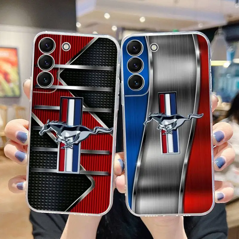 Luxury Sports Car Ford Mustang Phone Case For Samsung Galaxy S22 S21 ...