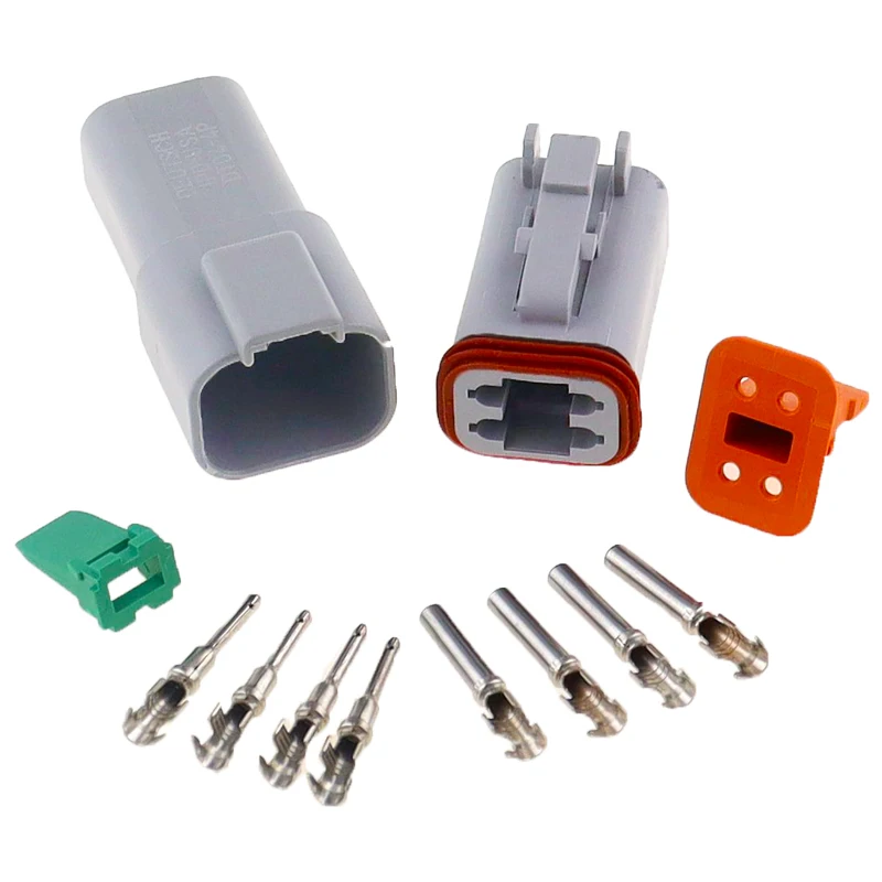 1-20-Sets-Deutsch-DT-Series-Male-Female-4-Pin-Waterproof-Electrical ...