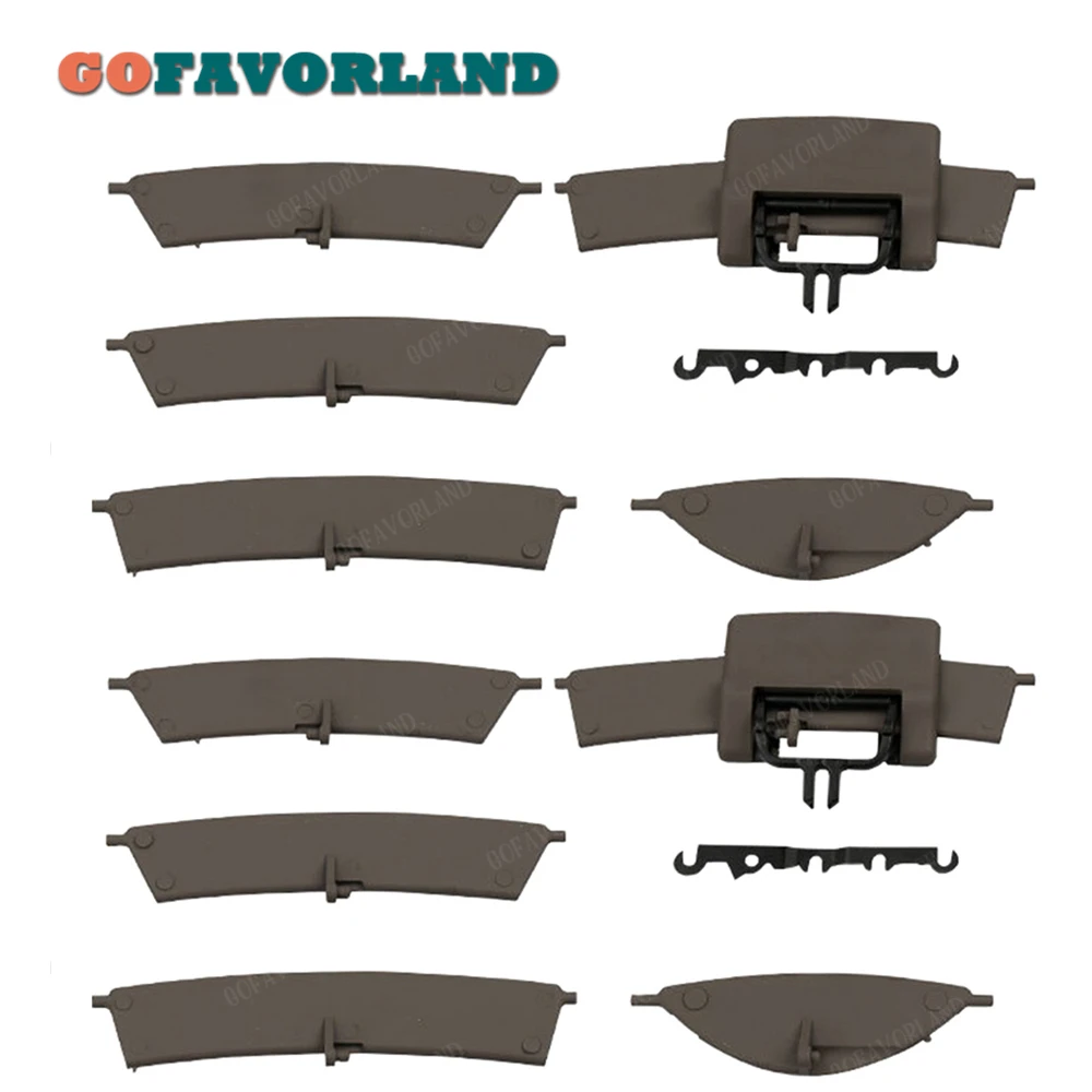 2 Set Center Dash A/C Air Vent Grill Replacement Kit Beige Plastic ...