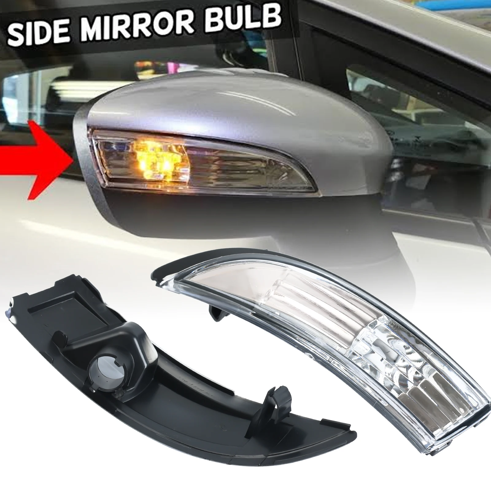 Passenger Driver Side Mirror Turn Signal Marker Light Replacement For ...