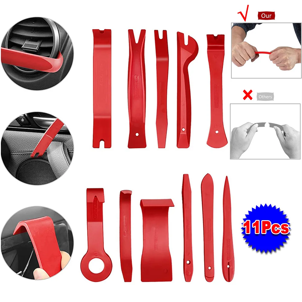 11/5pcs Car Removal Pry Tool Radio Door Clip Panel Trim Dash Auto Radio ...