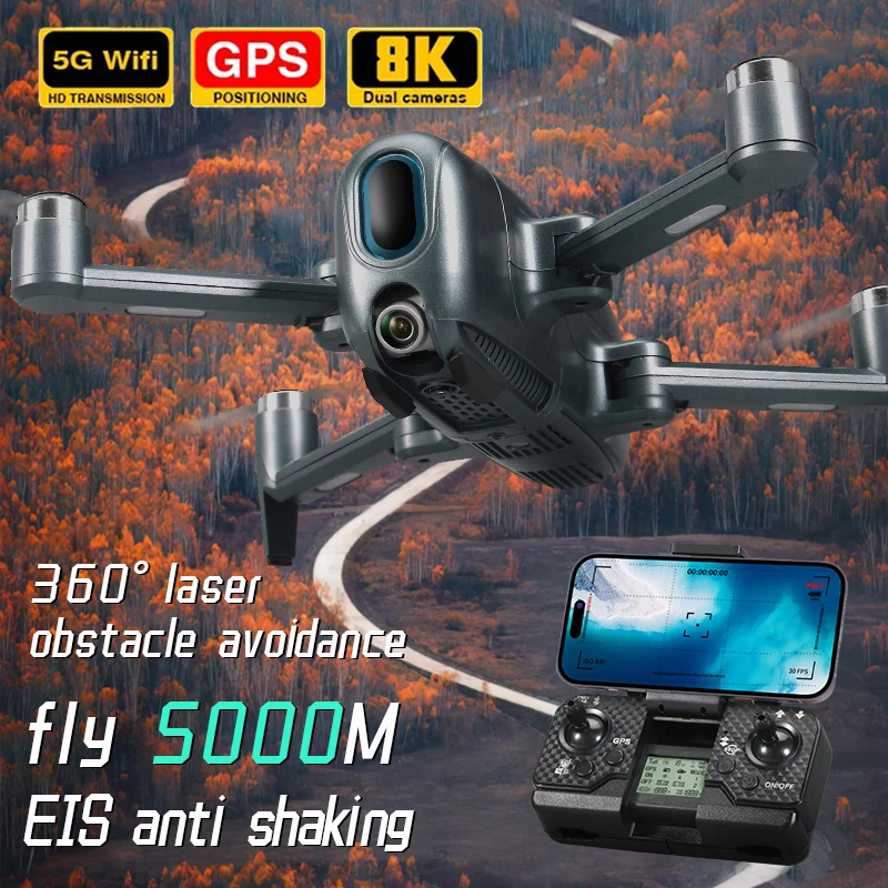 Professional-X1-8K-drone-Dual-camera-Portable-GPS-mini-four-axis-Drone ...