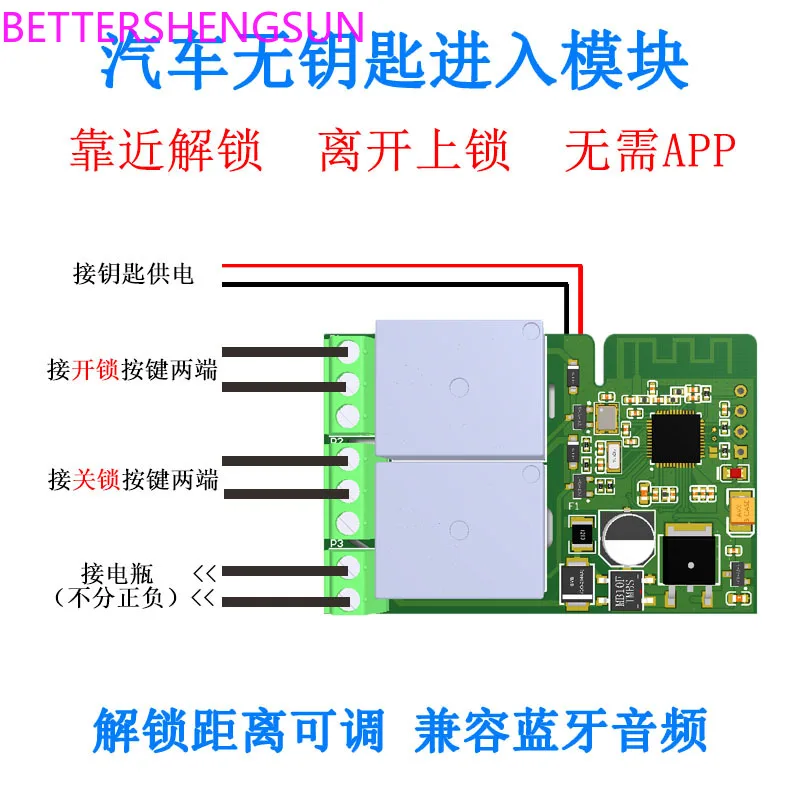 Mobile-phone-control-car-close-to-automatically-unlock-Bluetooth ...